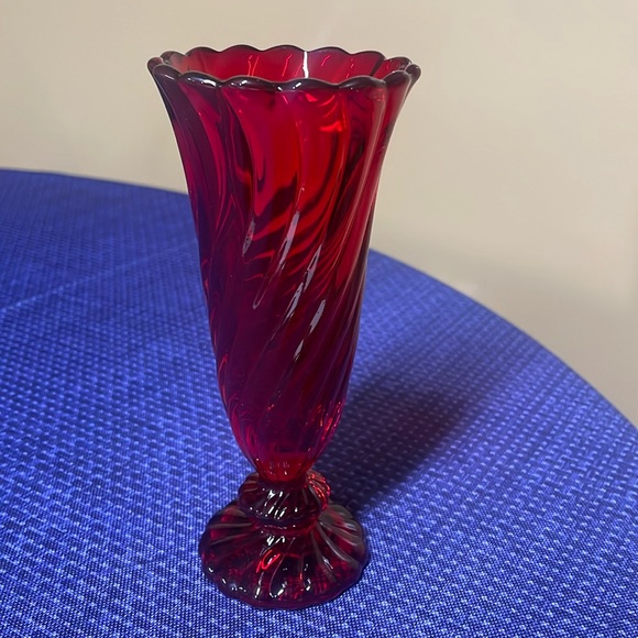 Fostoria | Art | Fostoria Glass Colony Viking Maypole Ruby Red 6 Flared ...